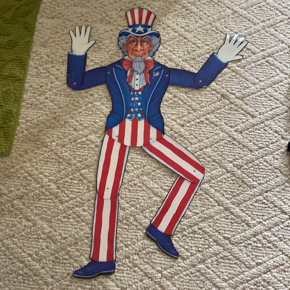 Holiday | Jointed Uncle Sam Cut Out | Poshmark